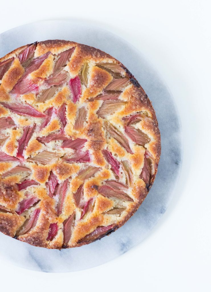 Rabarberkage med marcipan og kokos - Pilens Køkken