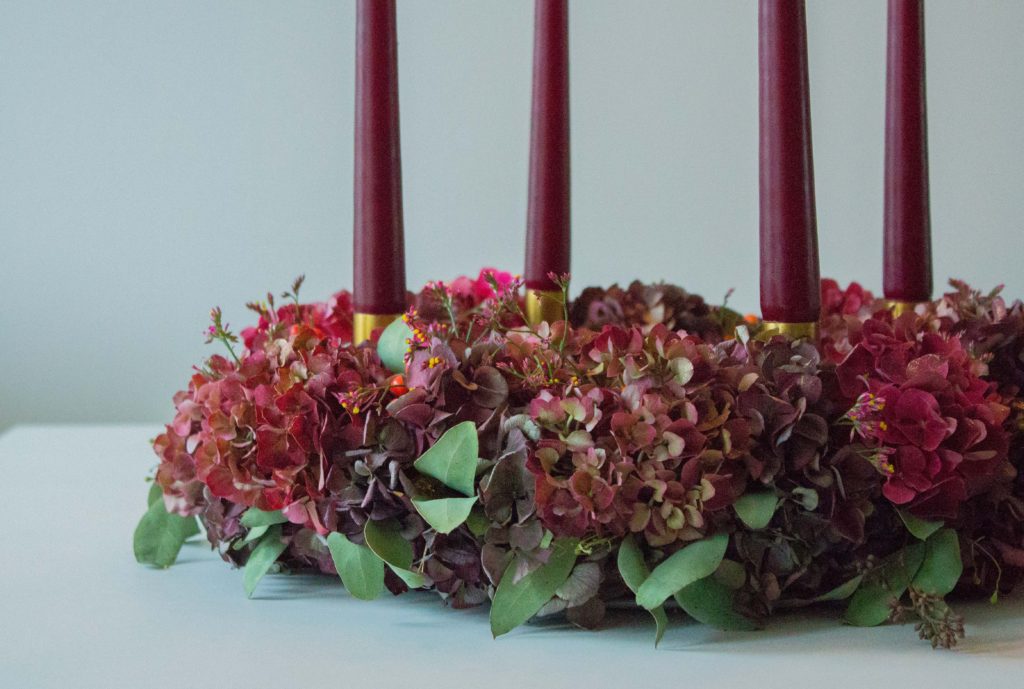 Årets adventskrans og julestemning i det lille hjem - Pilens Køkken